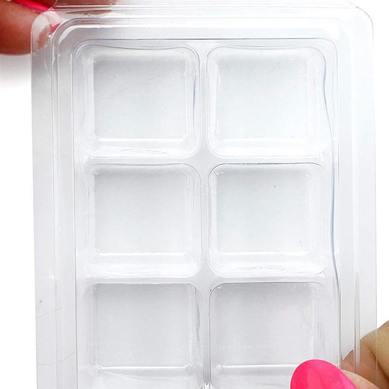 50pcs Wax Melt Clamshell Molds Clear Empty Plastic... – Grandado
