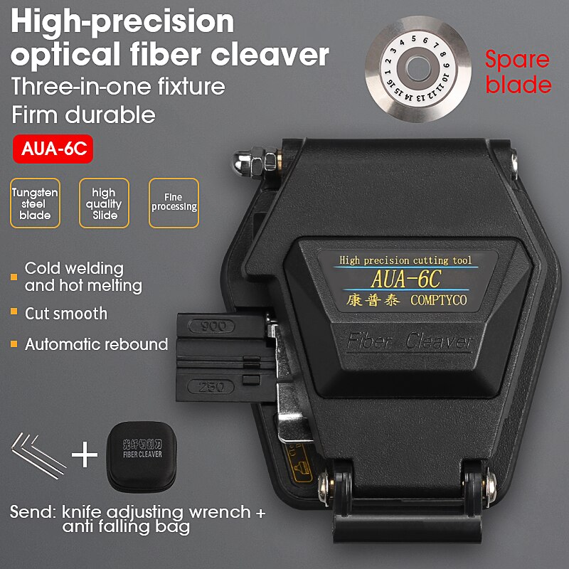 Fiber cleaver AUA-6C cable cutting knife FTTH fibe... – Vicedeal