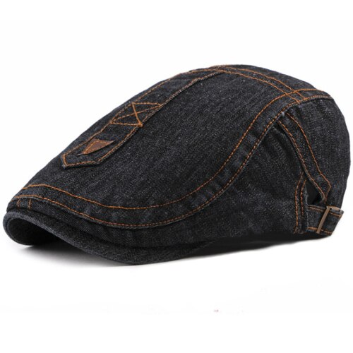 HT1841 Men Women Caps Hats Cotton Denim Male Femal... – Grandado
