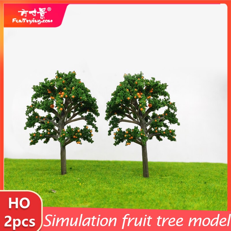 2 Pcs 1/87 Ho Model(Fruit) bomen Tall In 90Mm Land... – Vicedeal
