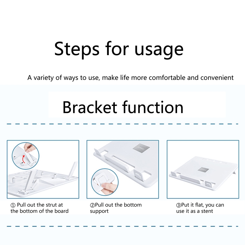 Height Adjustable Laptop Stand Ergonomic Laptop Ri... – Grandado