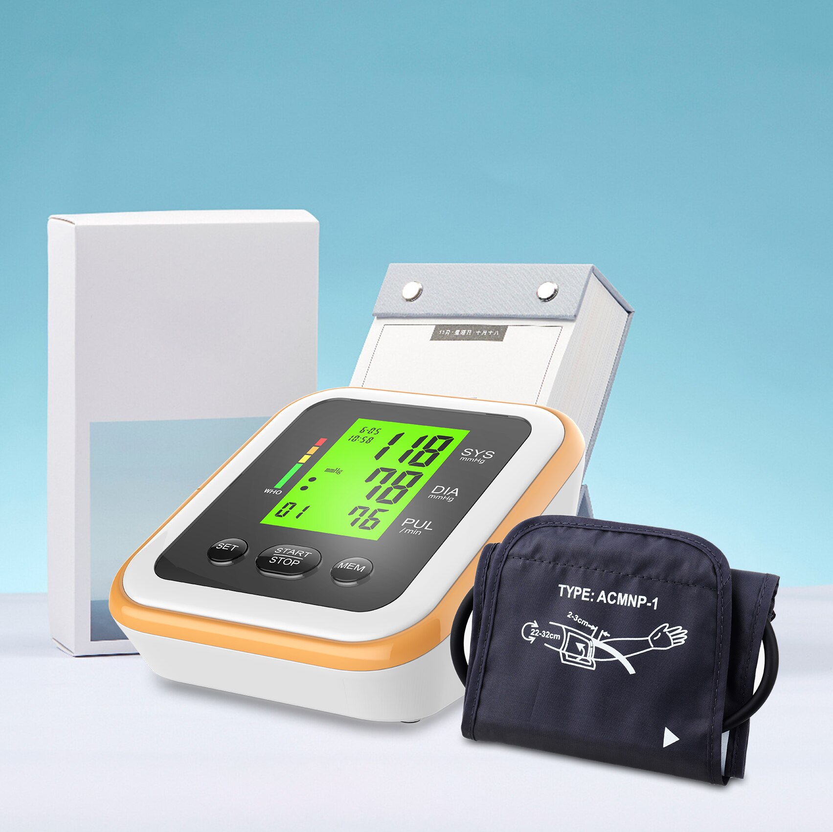 Arm Automatic Blood Pressure Monitor BP Voice Sphy... – Vicedeal