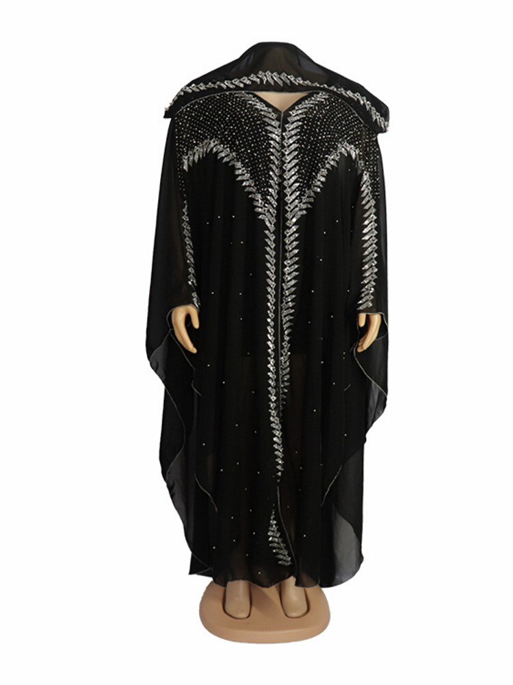 Paljett bolero skulder skulder djelaba femme kvinn... – Grandado