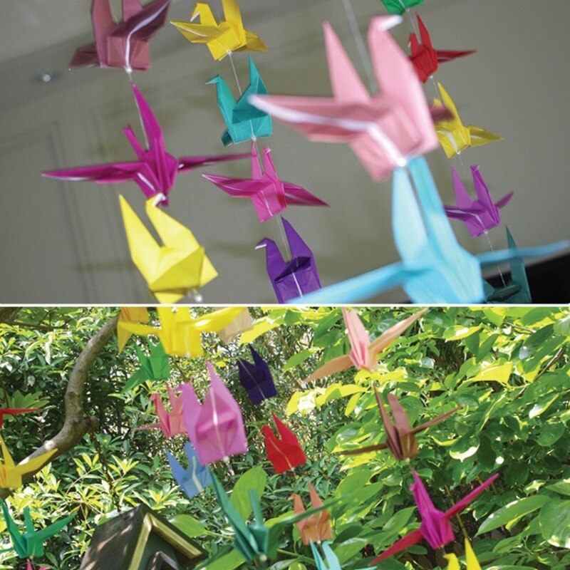 Origami Paper 50 Sheets 50 Colors Double-Sided Squ... – Grandado