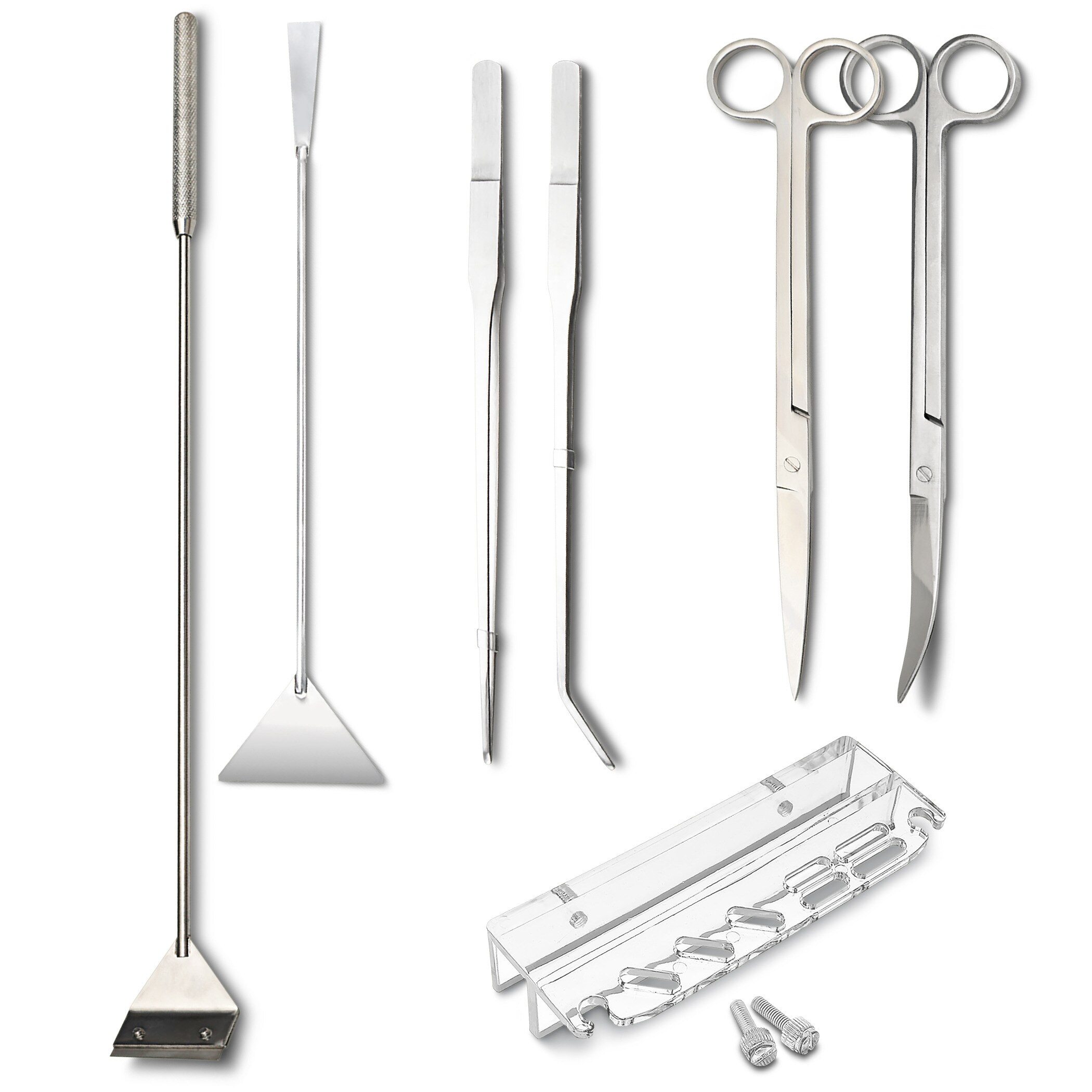 Aquascaping Tools Kit Set - Straight Curved Tweeze... – Grandado