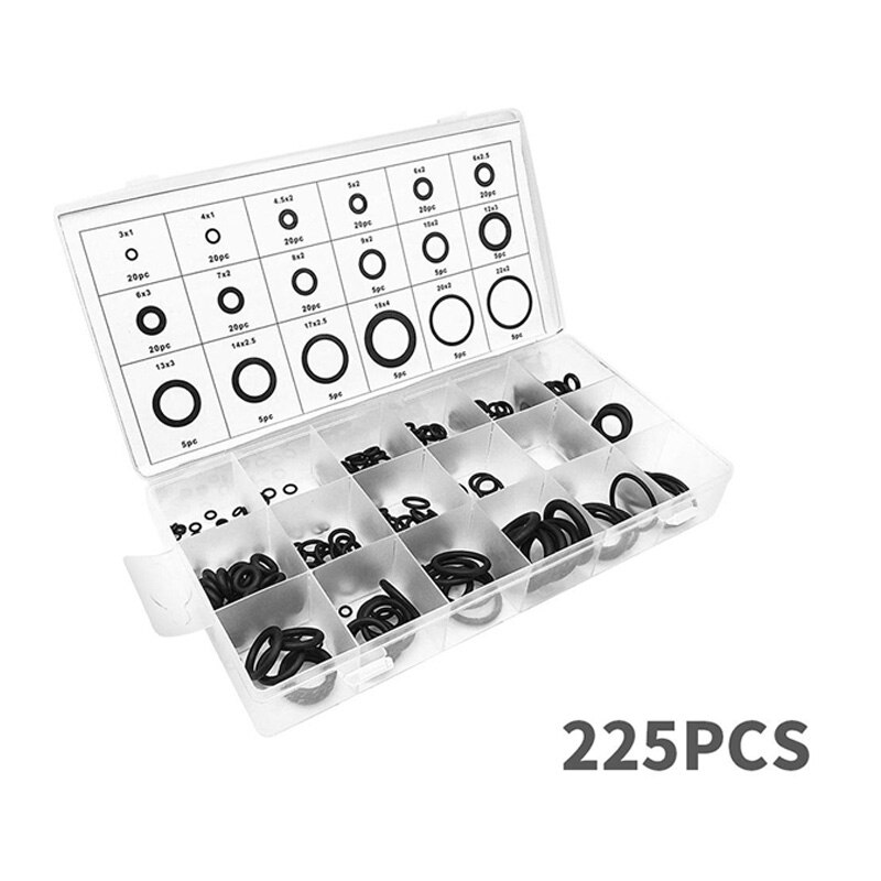 225/270/530Pcs Silicone Rubber O-Ring Kit Nbr Afdi... – Vicedeal