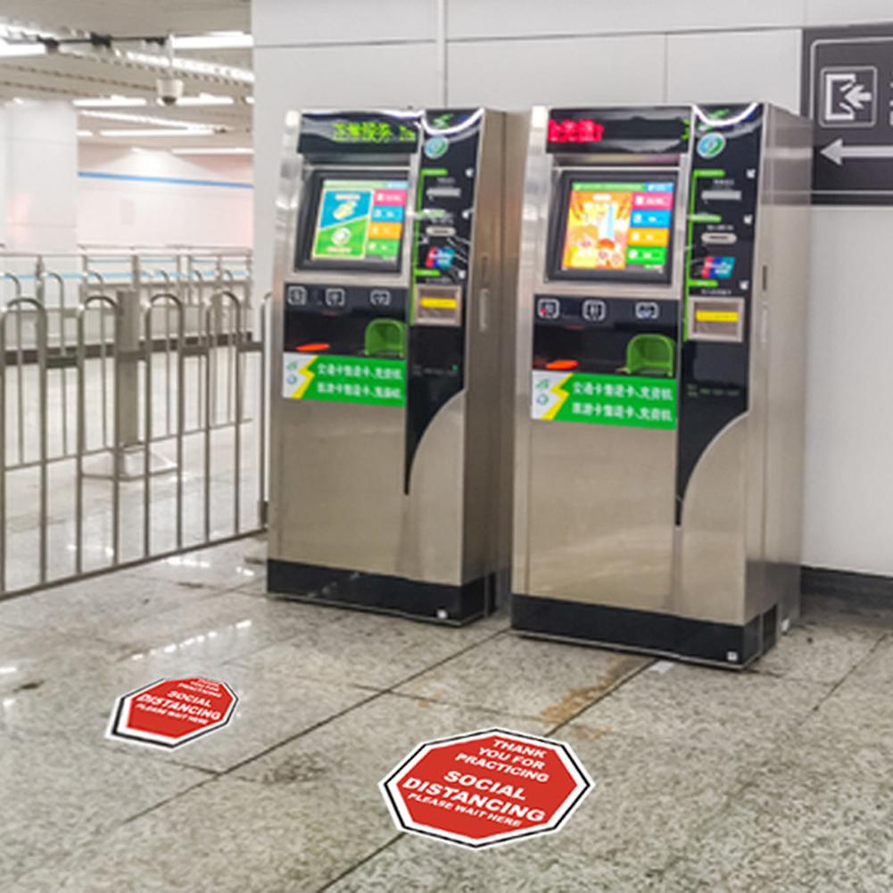 Please Practice Keep Distance Floor Sign Innovativ... – Grandado