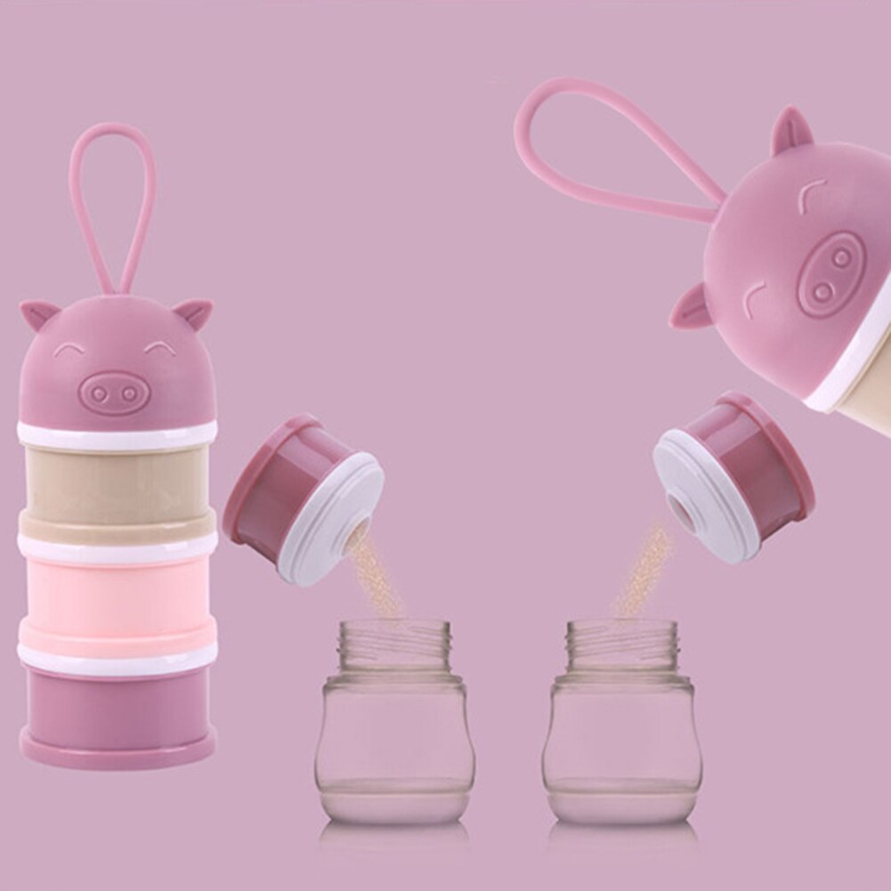 4 layer pig Style Portable Baby Food Storage Box E... – Grandado