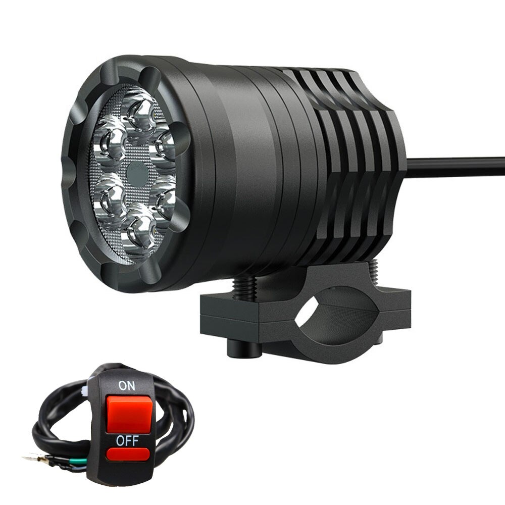 Motorcycle Spotlights Led Headlight Auxiliary Lamp... – Grandado