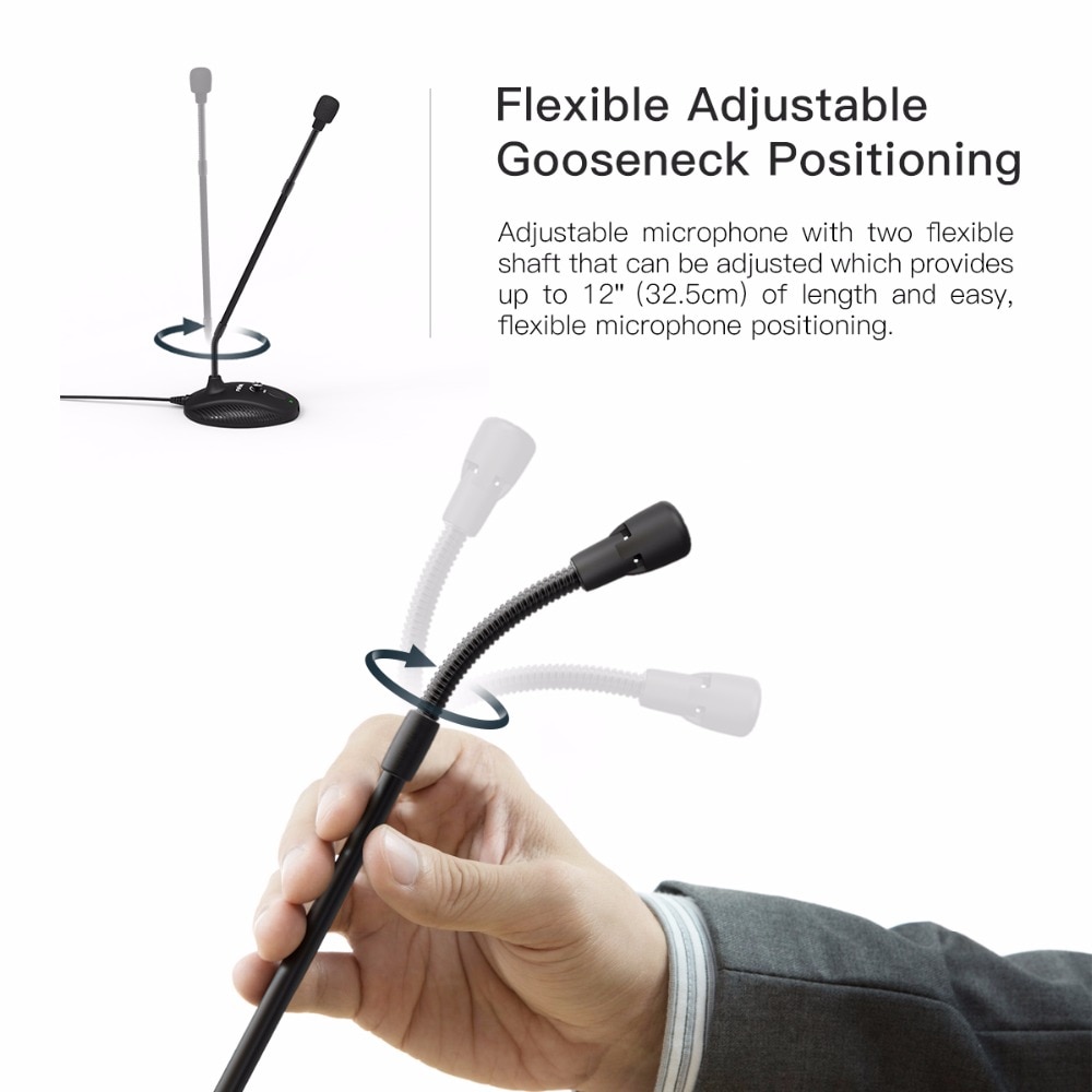FIFINE Gooseneck Microphone for Teaching Classroom... – Grandado