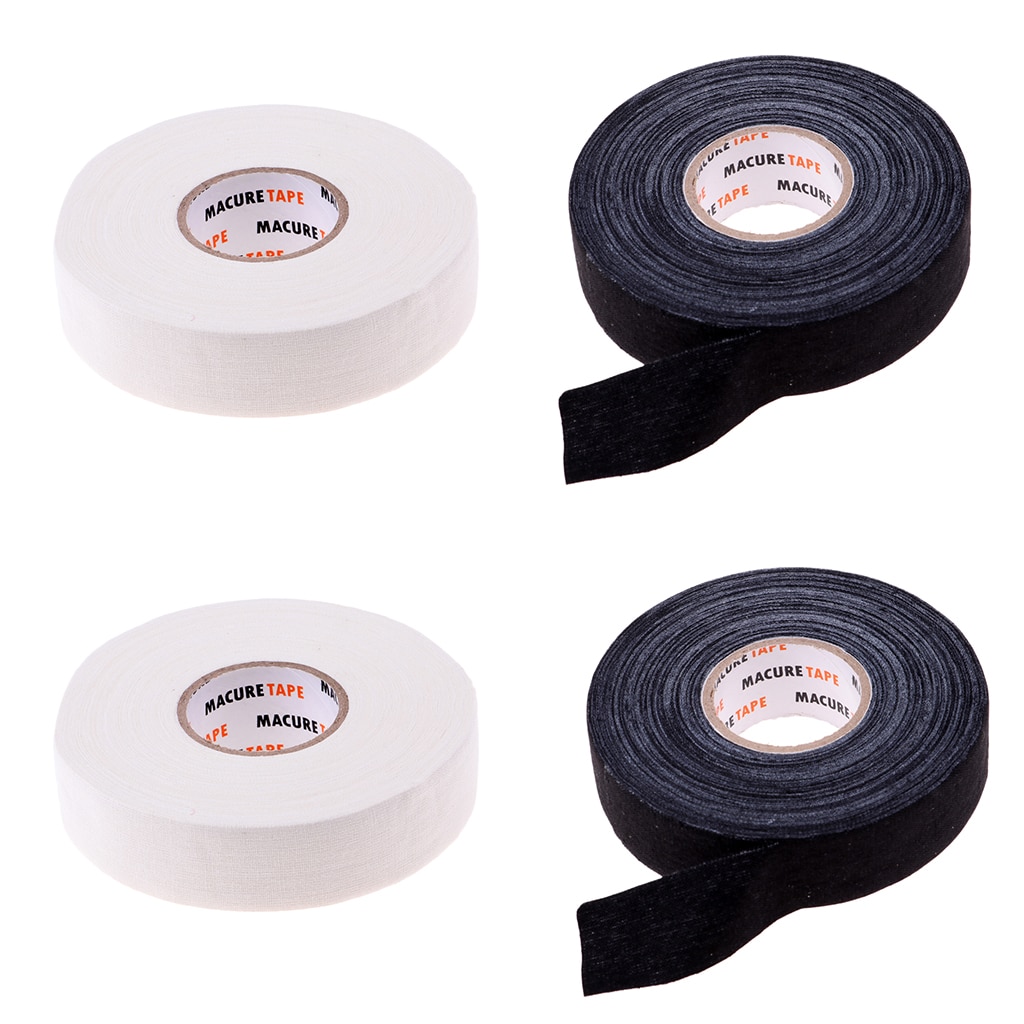 Premium White and Black Hockey Tape for Hockey Sti... – Grandado