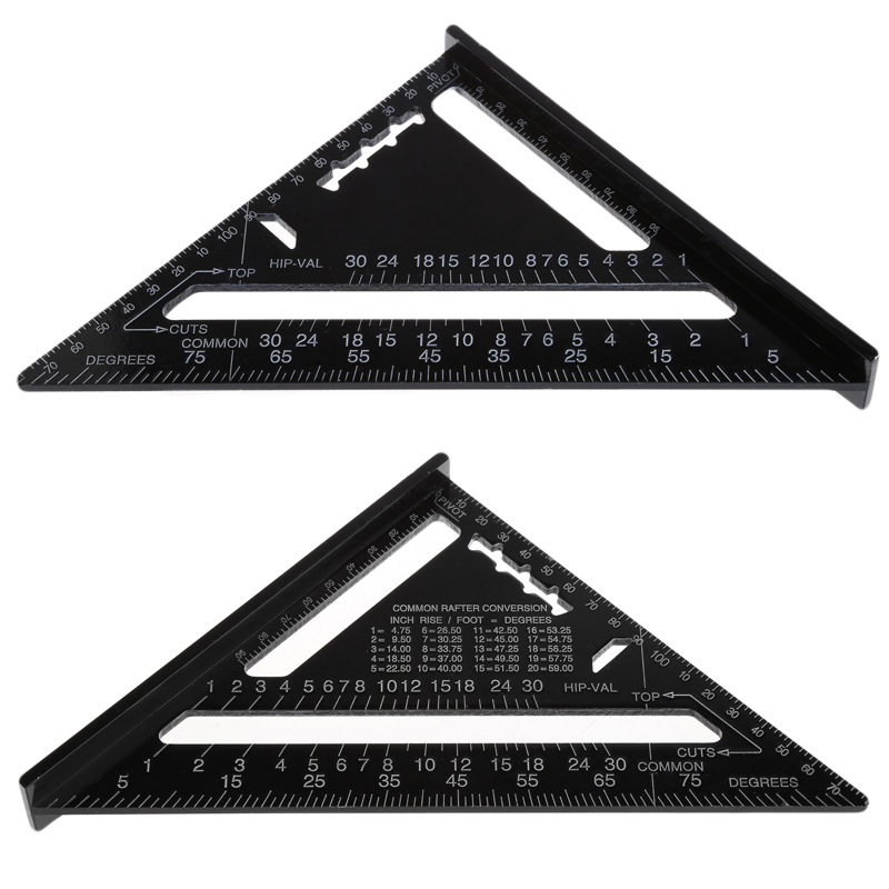 Triangular Measuring Ruler 7 Inch Metric Aluminum ... – Grandado