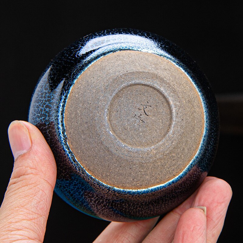 Kiln Change Household Blue Cup Master Mug Inlaid S... – Grandado