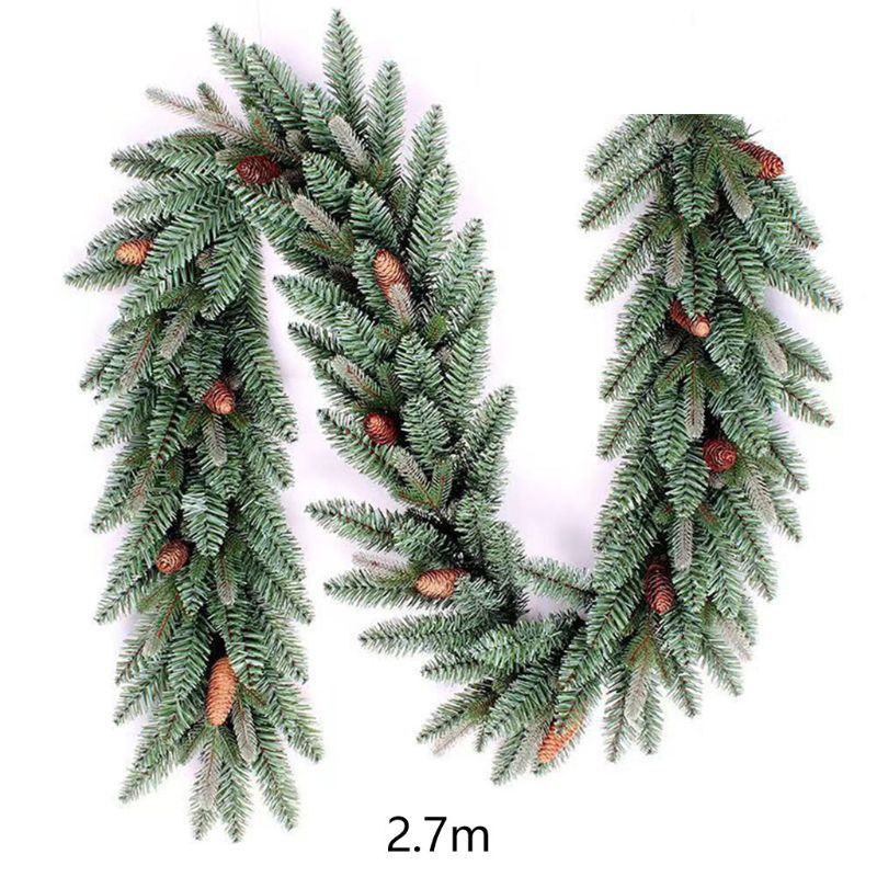Christmas Artificial Vine Garland 2.7m Xmas Home P... – Grandado