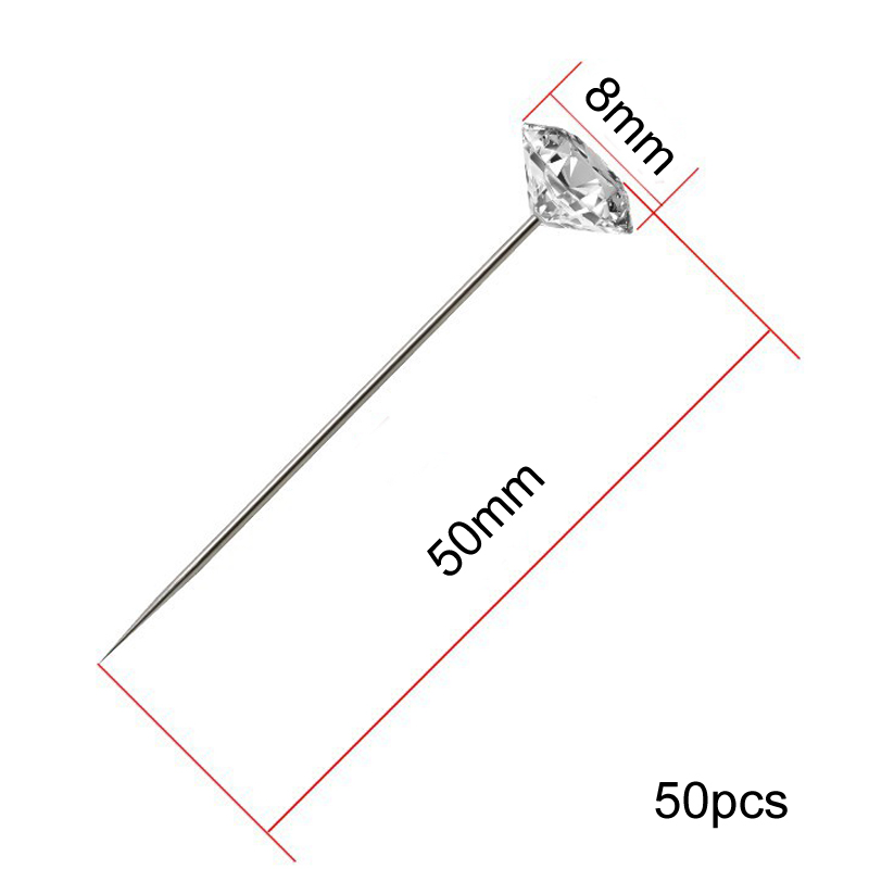 50pcs/100pcs 1 Box Diamond Pins Apparel Sewing Acc... – Vicedeal