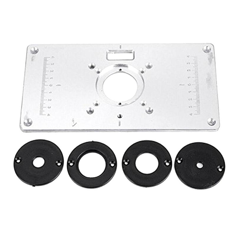 Router Flip Plate Table Insert Plate Guide for Woo... – Grandado