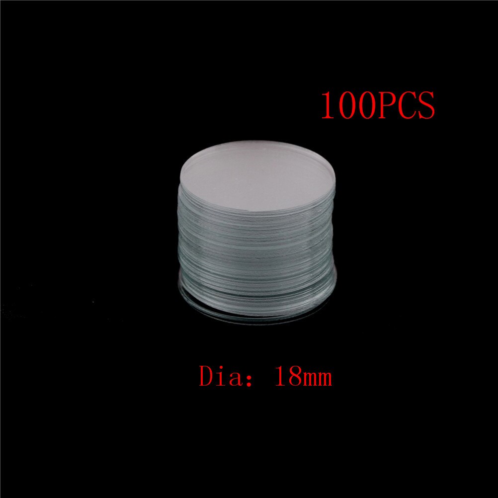 100Pcs/lot Diameter 18mm Circular Round Microscope... – Grandado