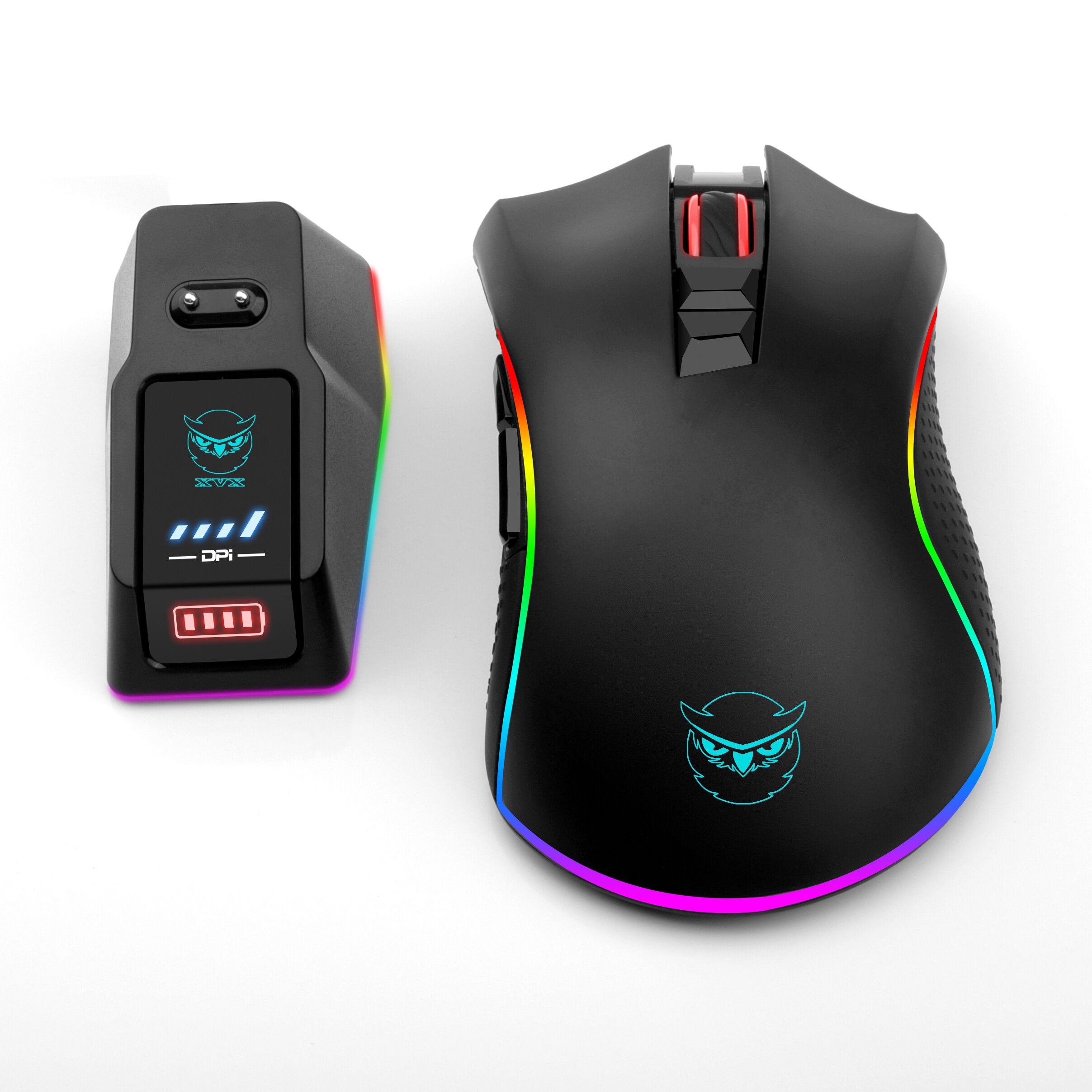 XVX Wireless Mouse Charging Dock + Wireless Mouse ... – Grandado