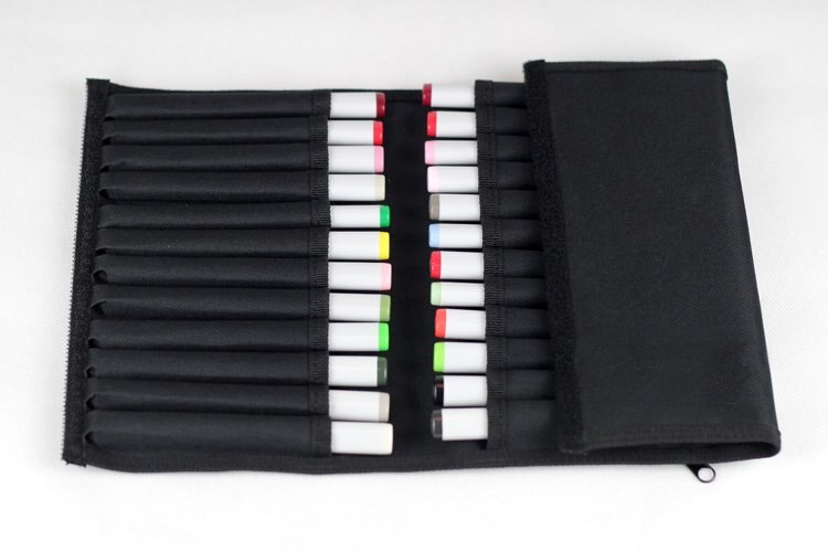 Folding marker pen bags for copic markers /marker ... – Grandado