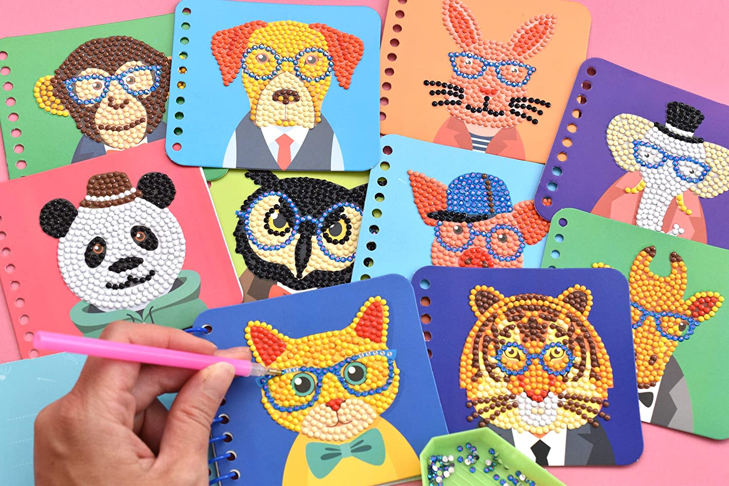 Diamond Painting Kits for Kids Animal Theme Books ... – Grandado