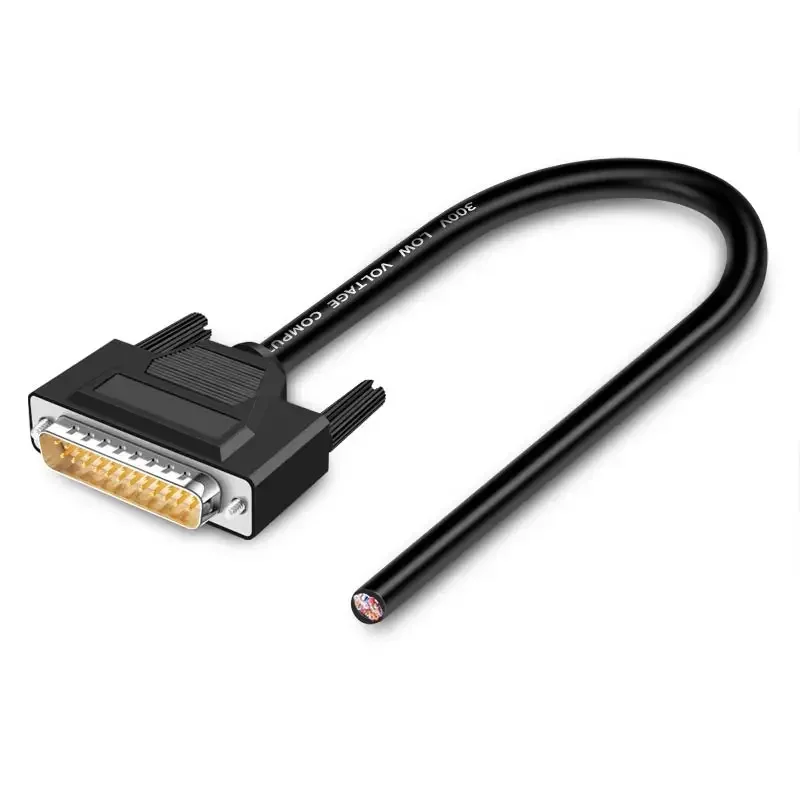 DB25 DB9 Connector Cable 24AWG RS232 9/15/25 Pin S... – Grandado