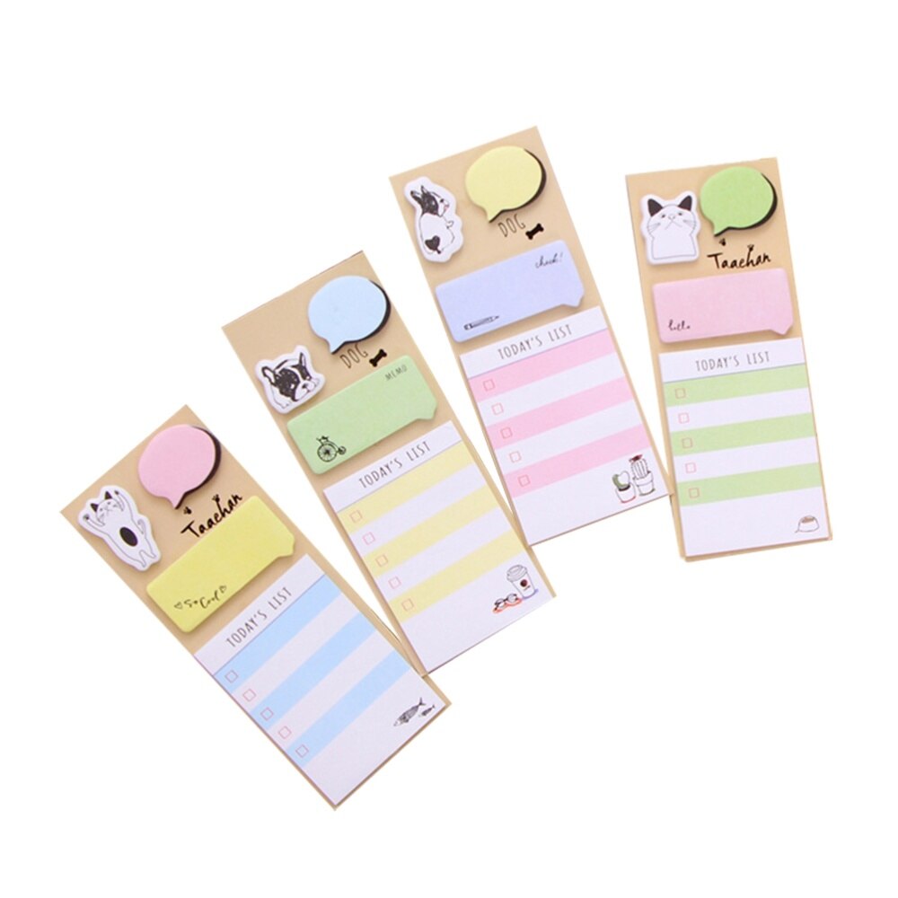 4 Pcs Cartoon N Times Stickers To Do List Notepads... – Grandado