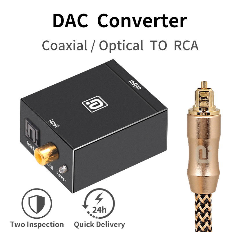 Digital to Analog Converter DAC Digital SPDIF Tosl... – Grandado