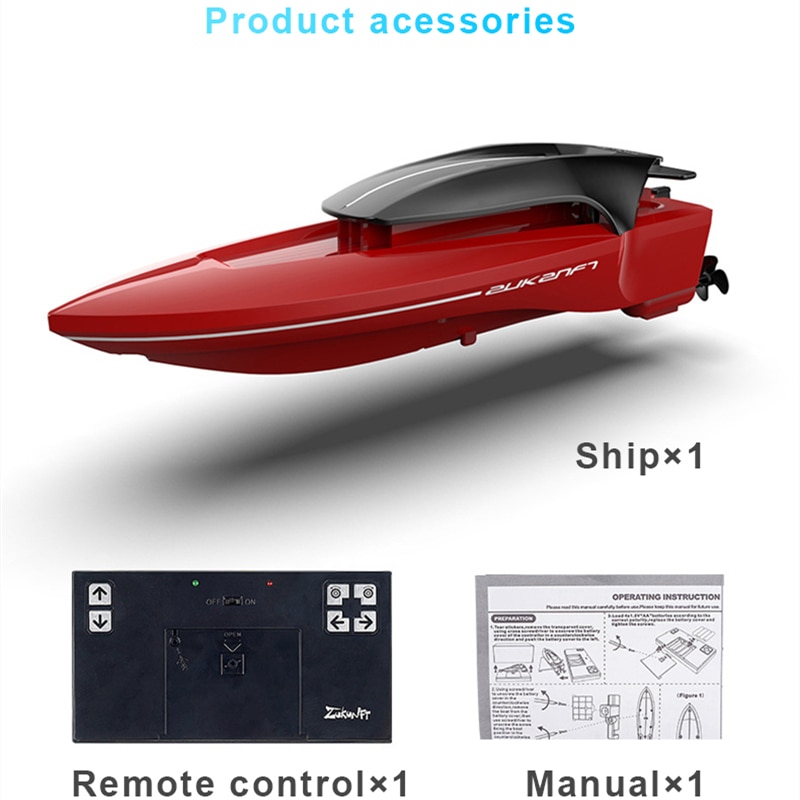 2.4G High Speed RC Boat Radio Remote Control Dual Motor Boat Summer ...
