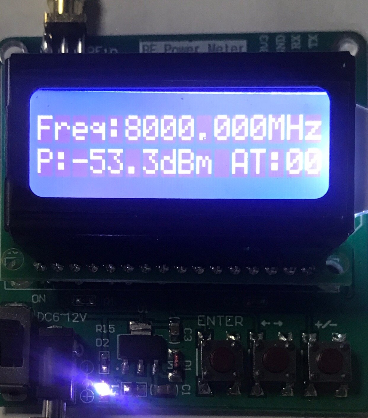 1M-8000MHz RF Power Meter Digital display Radio Fr... – Vicedeal