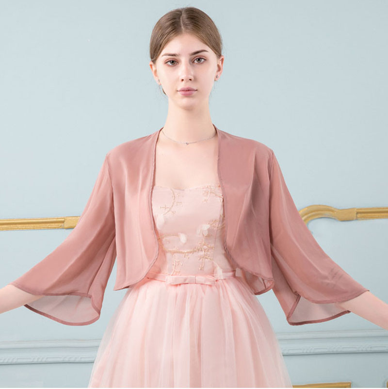 Women Evening Wraps and Shawls Half Sleeve Gray Ca... – Grandado