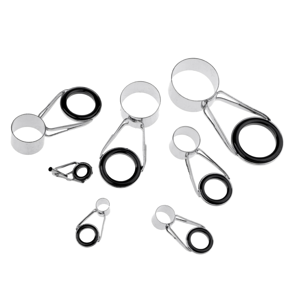 7Pcs/Kit 7 Sizes Fishing Rod Guides Tips Rod Build... – Grandado