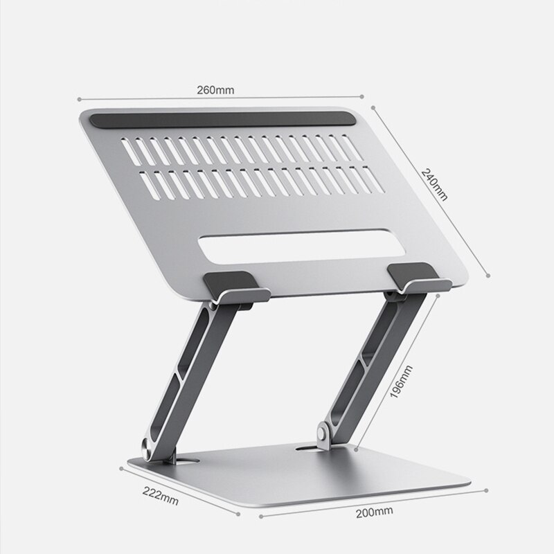 Adjustable Laptop Stand Aluminum Desktop Holder No... – Grandado