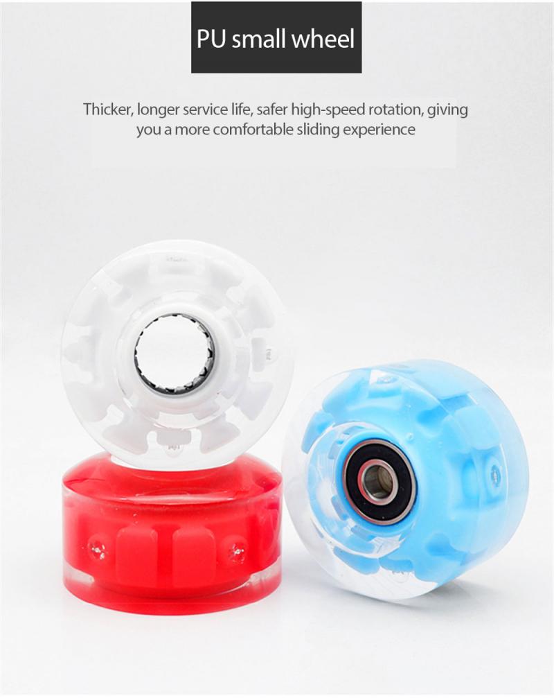 Luminous Light Up Quad Roller Skate Wheels With Ba... – Vicedeal