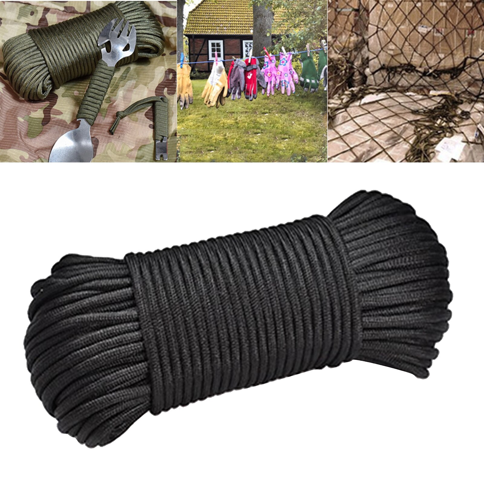 650 Paracord Survival Type III 10 Strands Cord Lan... – Grandado