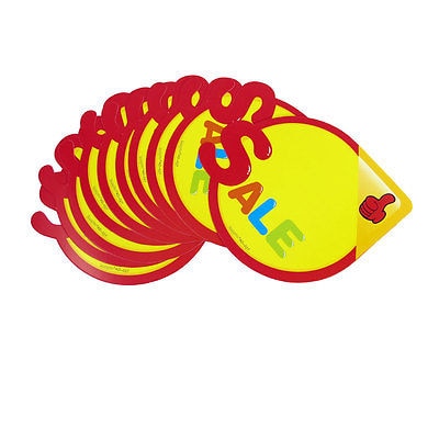 10 Pcs Shops Shape Printed Advertising Pop Price T... – Vicedeal