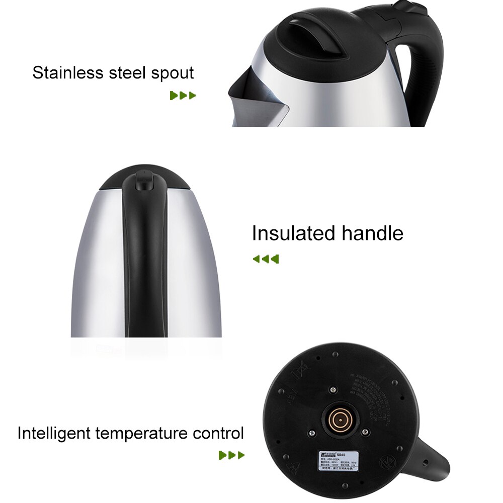 Stainless Steel Electric Kettle Practical Keep War... – Vicedeal