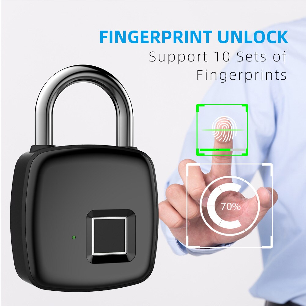 Fingerprint Security Smart Door Lock Thumbprint Do... – Vicedeal