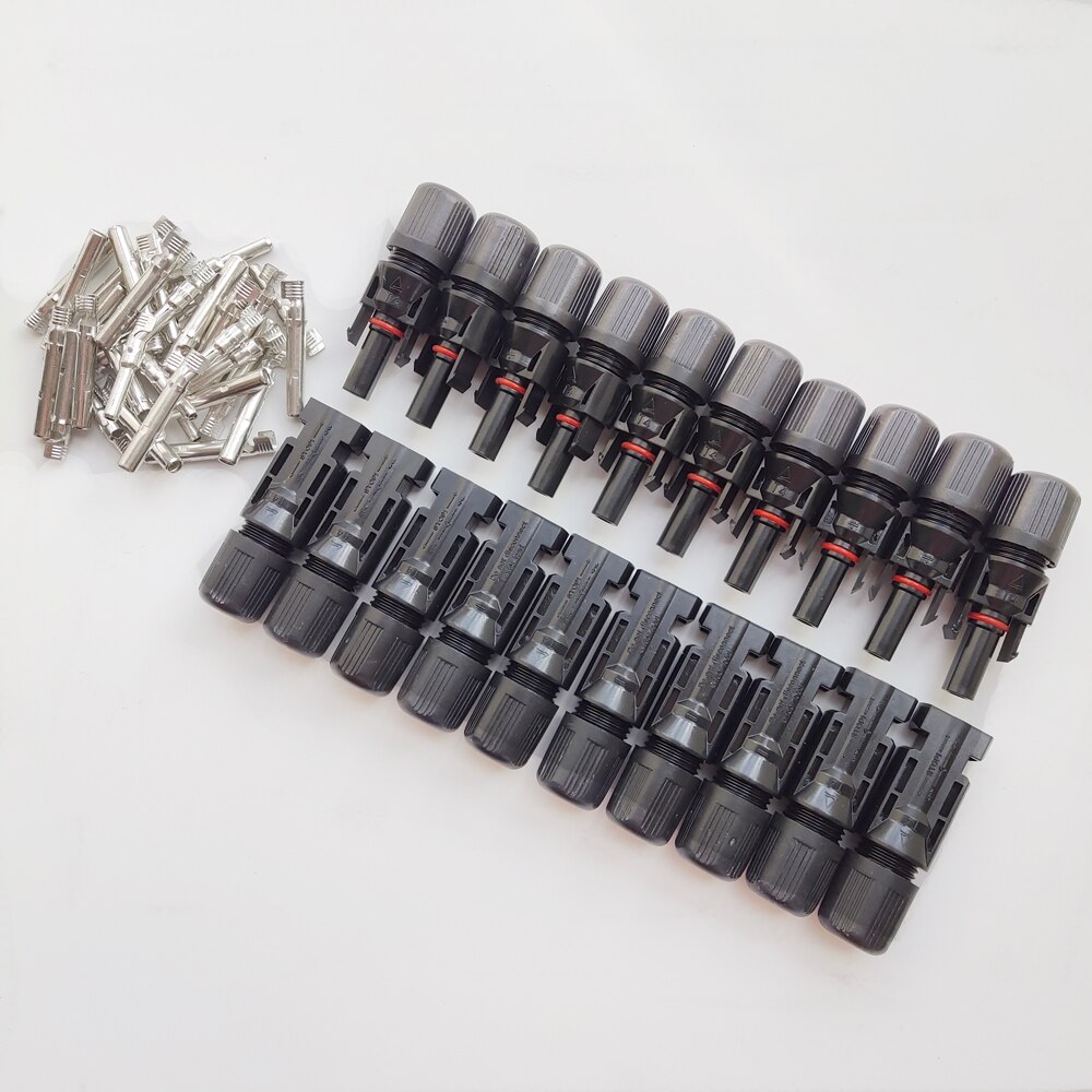 20 Pairs/lot Solar Panel Connector 30A 1000V IP67 ... – Grandado