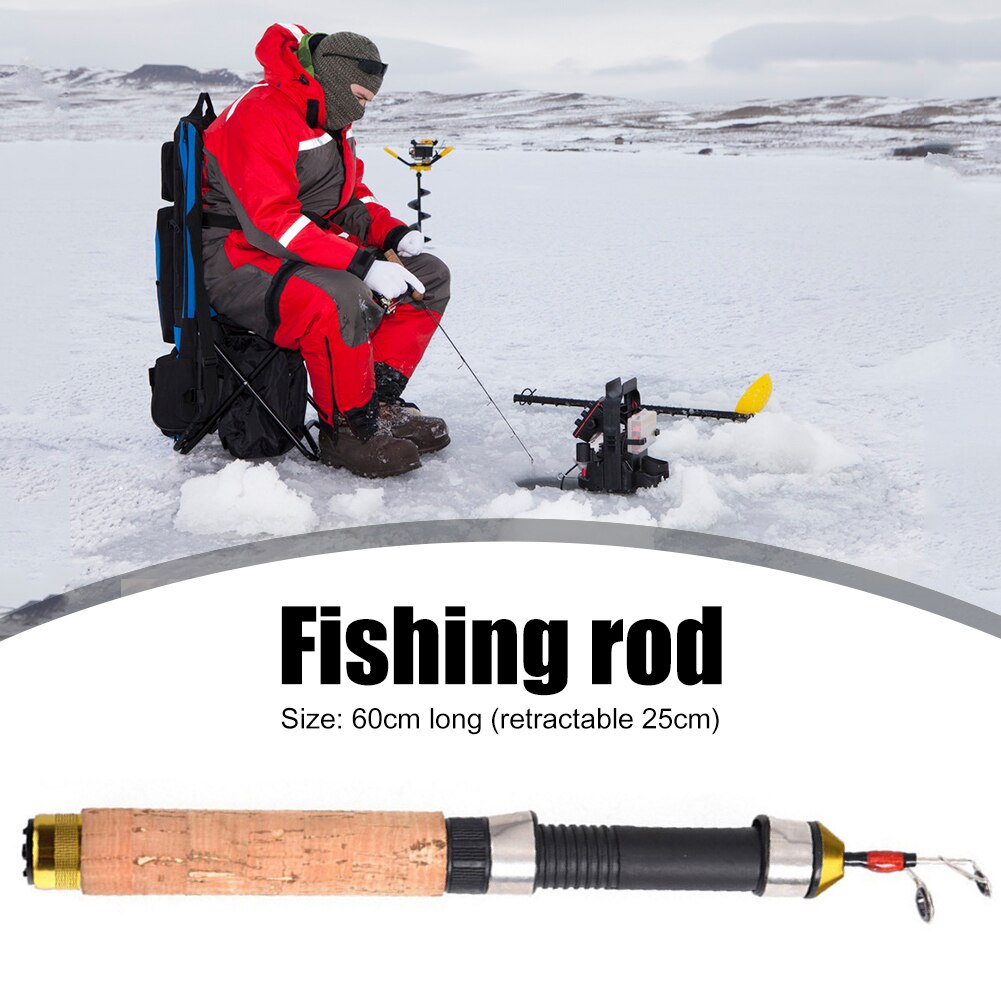 Ice Fishing Rod 60cm Portable Mini Telescopic Wint... – Grandado