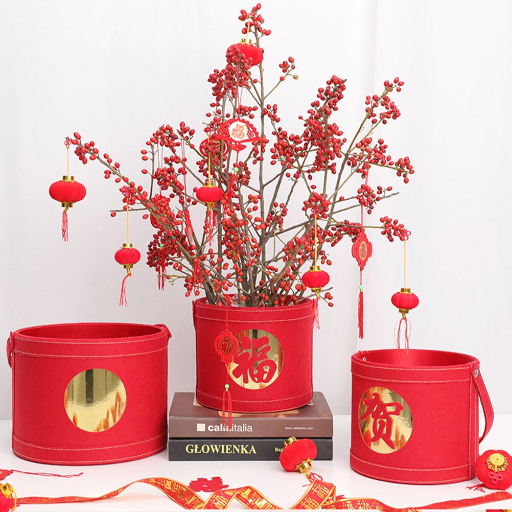 1pc Chinese Year Flower Arrangement Container Year... – Grandado