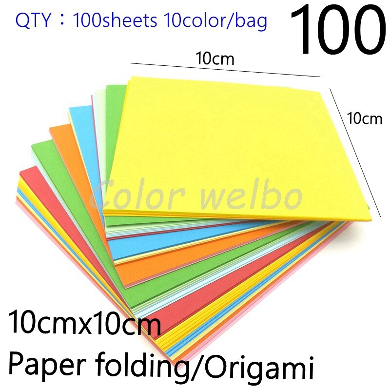 Multi-size Origami Handmade paper Color cardboard ... – Vicedeal