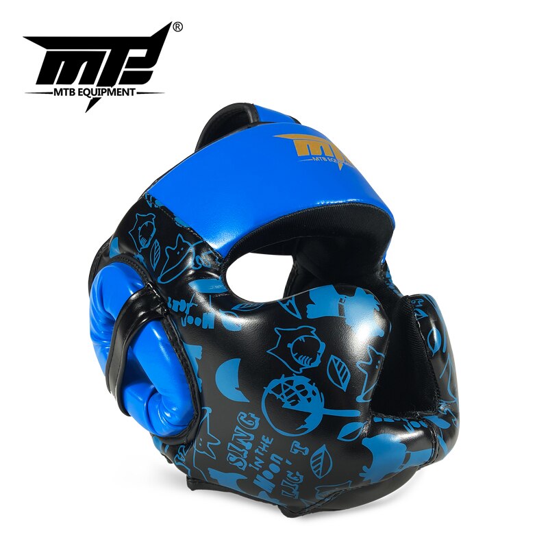 Kids Youth/Adults MMA Boxing Helmet Muay Thai PU L... – Grandado