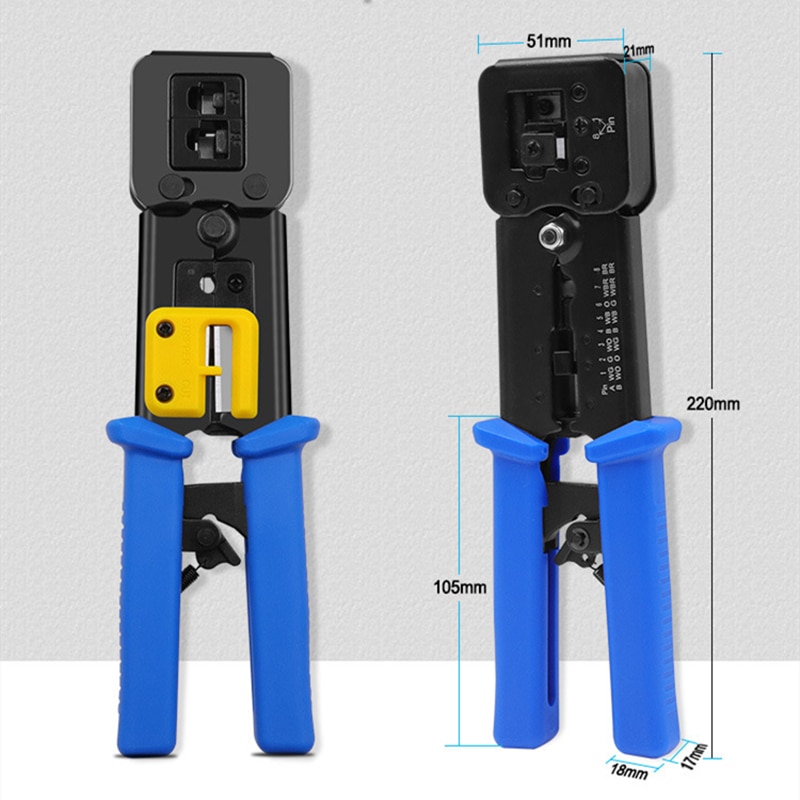 ez rj45 crimper RJ45 crimping tool hand network to... – Vicedeal