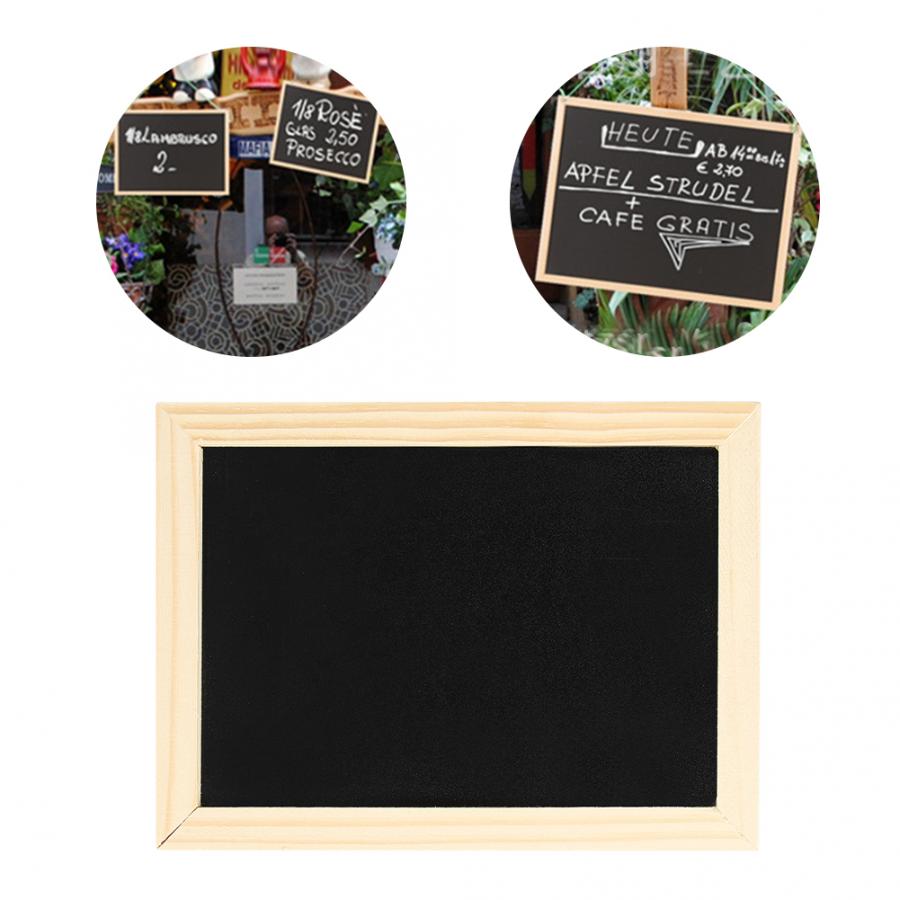 Blackboard Wooden Chalkboard Double Side Wooden Bl... – Grandado