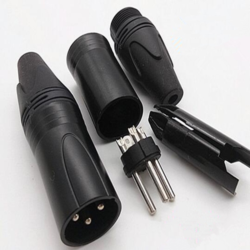 Freies 10 teile/los 3 Pin Schwarz Gold Überzogene ... – Vicedeal