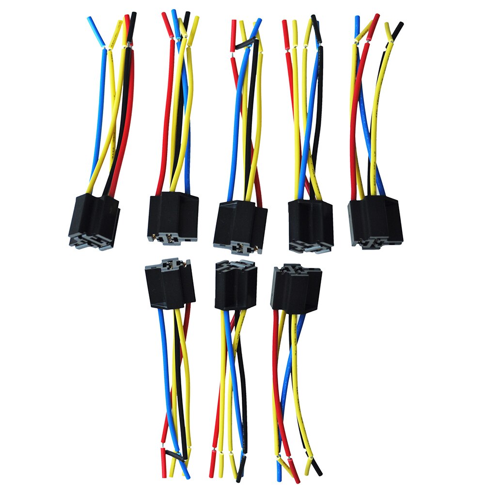 5 Pcs 5 Pin Kabel Relais Socket Harness Connector ... – Vicedeal