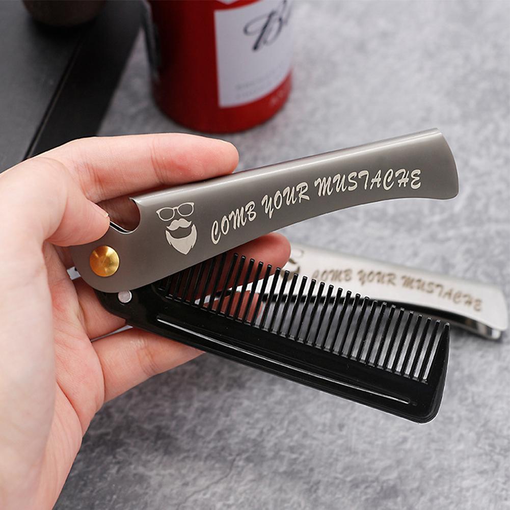 Folding Steel Combs For Men Oil Portable Hair Prod... – Vicedeal