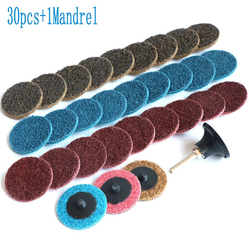 2"Inch Roloc Quick Change Sanding Disc Roll Lock S... – Vicedeal