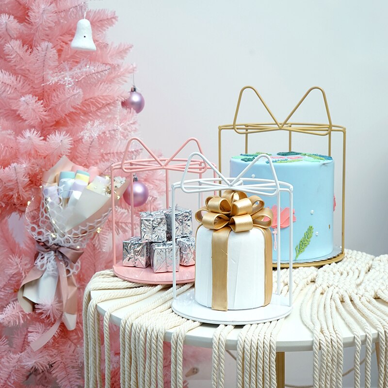 SWEETGO bowknot birdcage racks dessert cake table ... – Vicedeal