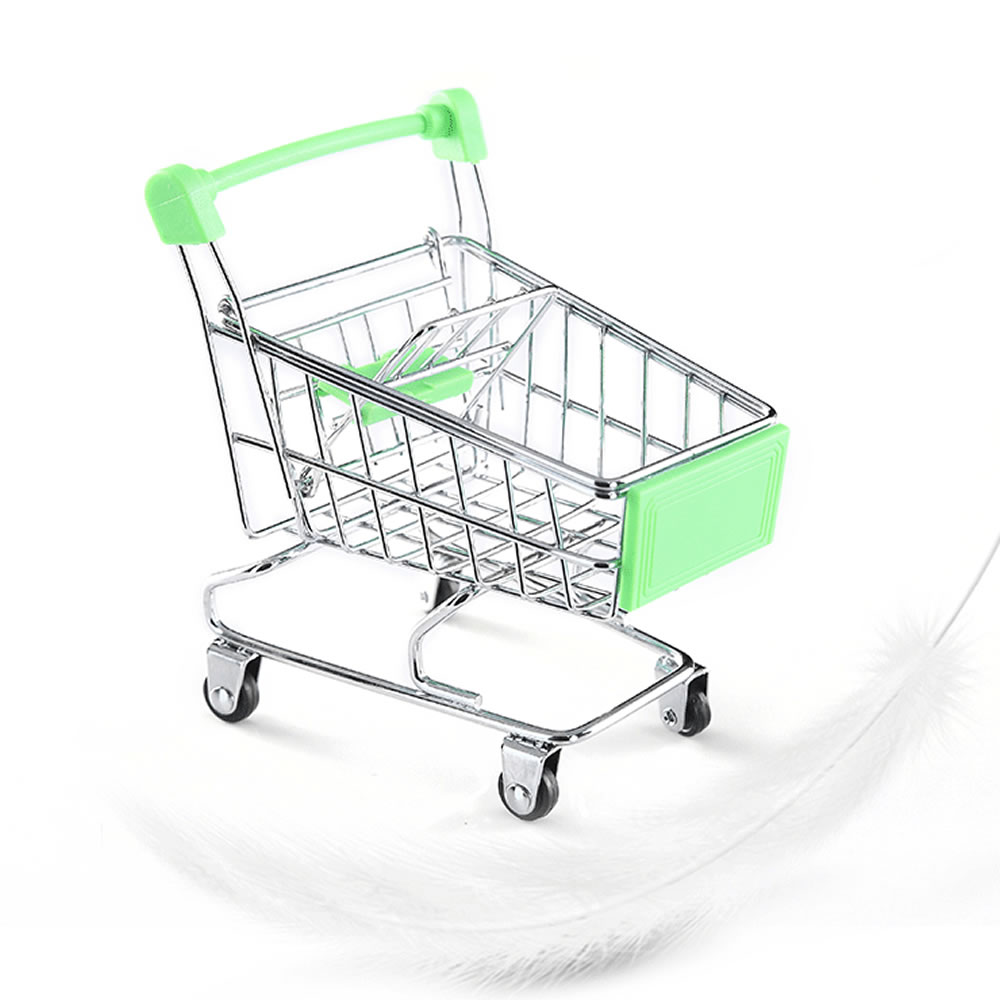 Mini Simulation Supermarket Shopping Cart Toys Cut... – Grandado